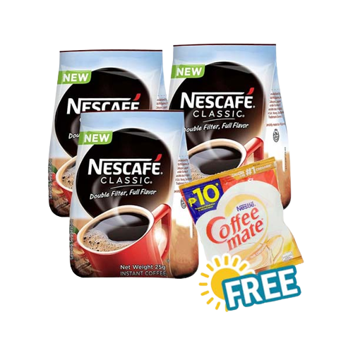 Buy NESCAFE CLASSIC 25G FREE COFFEE MATE 30G product in Malvar, Tanauan ...